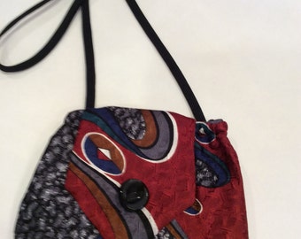 NECKTIE PURSE PDF pattern// from only one necktie