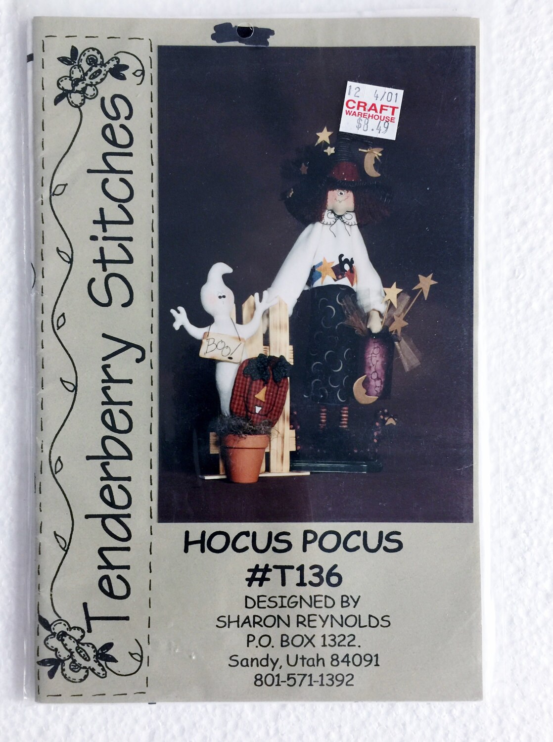Hocus Pocus Halloween Doll Scene Sewing Pattern UC FF Uncut by