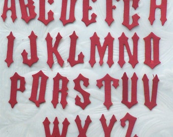 Gothic letters | Etsy