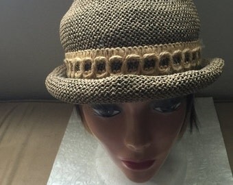 Unique burlap hat related items | Etsy