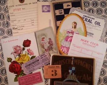 Unique ephemera kit related items | Etsy