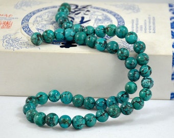 Real turquoise beads | Etsy