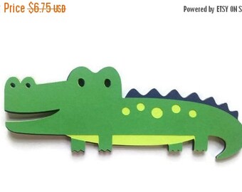 Alligator card | Etsy