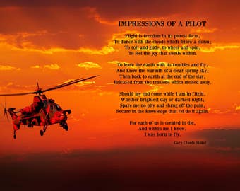 Personalized Custom Poem Printed on choice Background