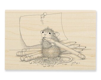 House mouse stamp | Etsy