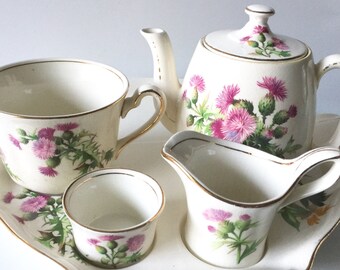 Thistle tea cup | Etsy