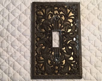 Vintage switch plate | Etsy