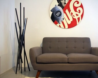 Retro Modern Metal Sculpture Art Abstract Mid Century