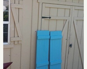 Unique blue shutters related items | Etsy