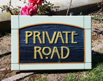 Private drive sign | Etsy