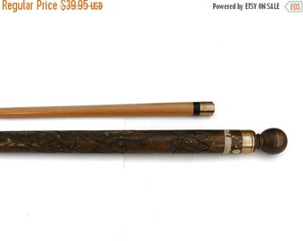 Unique carved pool cue related items | Etsy