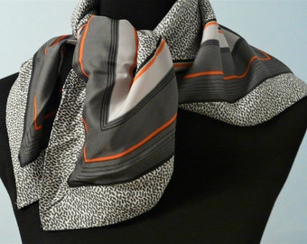 Burnt orange scarf | Etsy