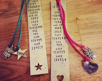 Poem bookmark | Etsy