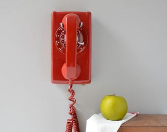 Rotary wall phone | Etsy