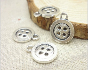 Button charms | Etsy