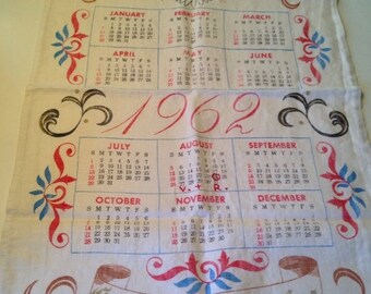 1960s calendar | Etsy