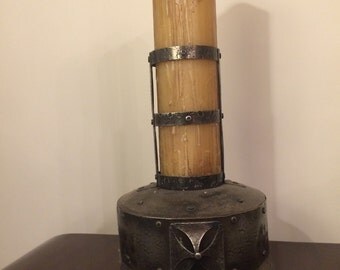 Items similar to Large Candle Holder/Planter/Fused Glass Art CH10054 on ...