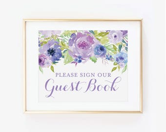 Guest book sign | Etsy