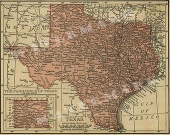 Early 1900s maps | Etsy