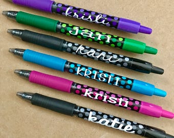 Polka dot pencil | Etsy