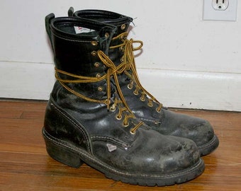 Steel toe boots | Etsy