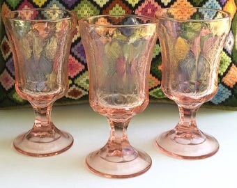 Pink goblets | Etsy