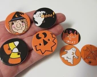 Halloween buttons | Etsy