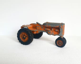 Metal toy tractor | Etsy