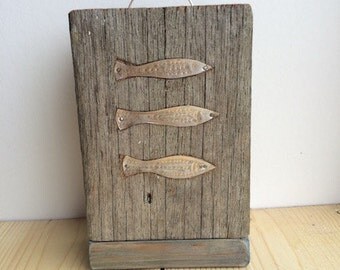 Wood fish inlay | Etsy