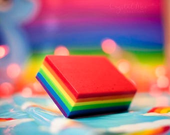 Rainbow soap | Etsy