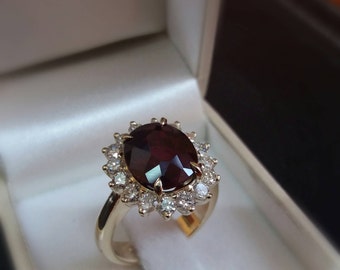 Ruby engagement ring | Etsy