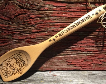 Pyrography spoon | Etsy
