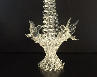 Spun glass figurines | Etsy