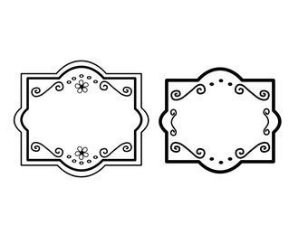 Name plate svg | Etsy