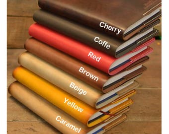 Leather sketchbook | Etsy