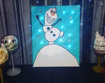 Olaf painting | Etsy