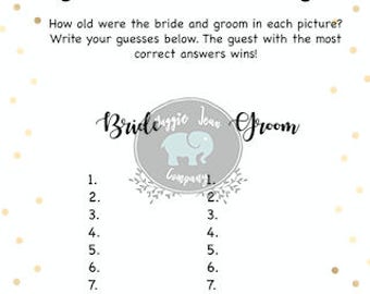 Guess the brides age | Etsy