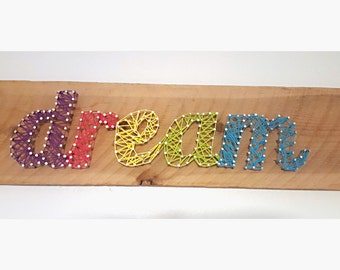 String art word | Etsy