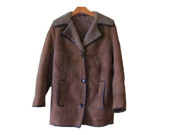 Sheepskin coat | Etsy