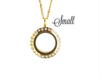 Personalized Floating Charm Memory Lockets by MyStonebridgeDesigns