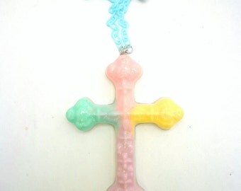 Pastel cross | Etsy