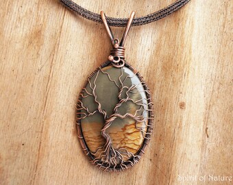 Hand forged & wire wrapped jewelry Spirit by SpiritofNatureCrafts