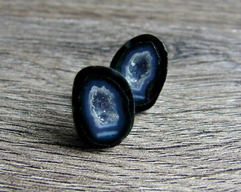 Raw Rough Diamond Rings Geode Crystal & Stone by Gemologies