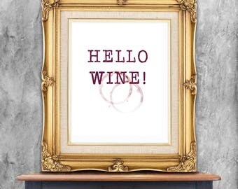 Quotes about wine | Etsy