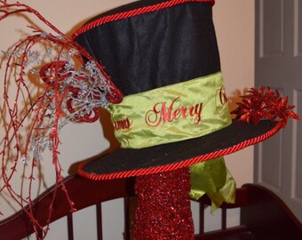 Top hat tree topper | Etsy