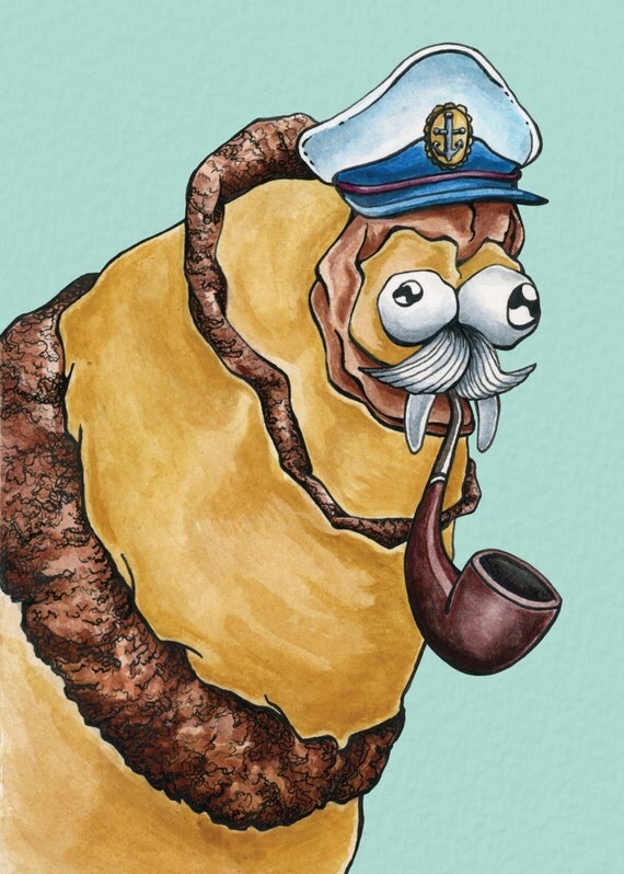 Captain Maggot Digital Print Wall Art Microscopic Bug