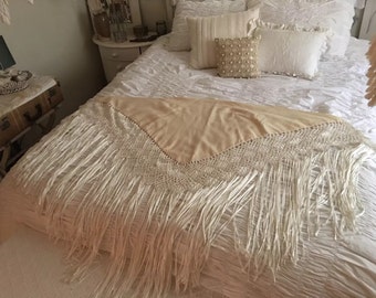 Macrame shawl | Etsy