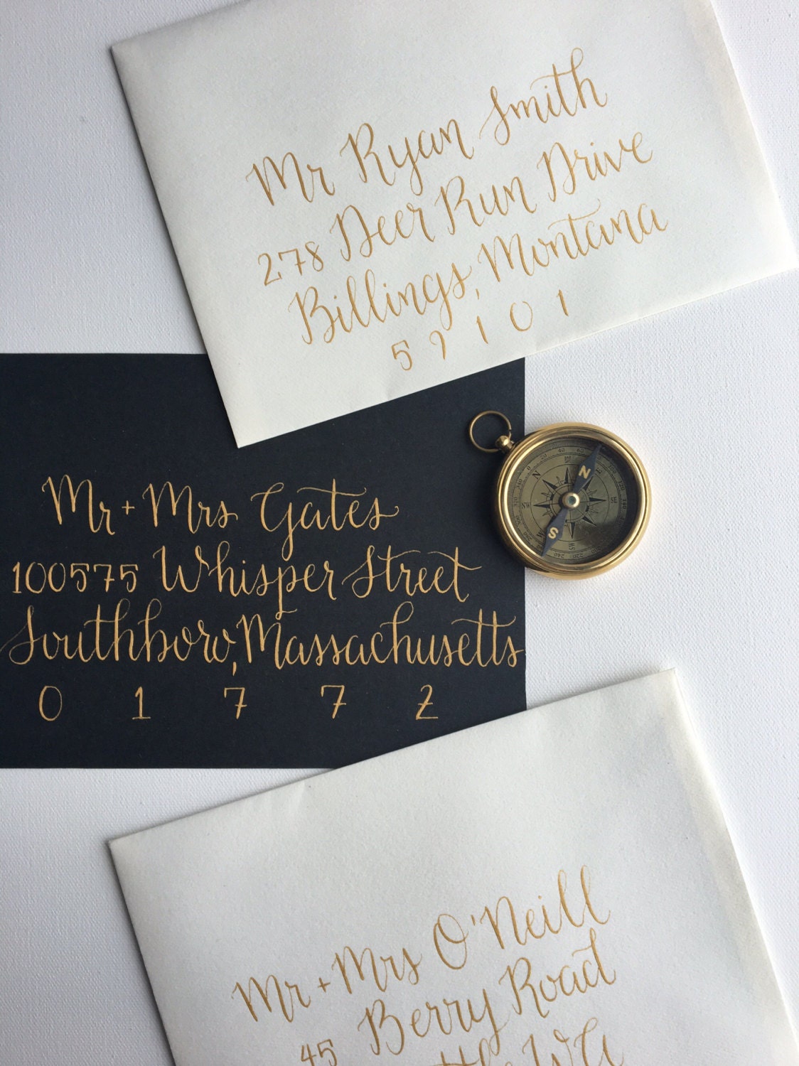 Wedding Calligraphy Envelope Addressing Hand Lettered