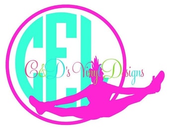 Cheer car decal | Etsy