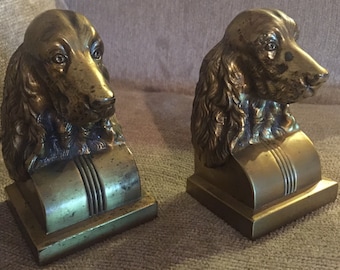 Dog bookends | Etsy